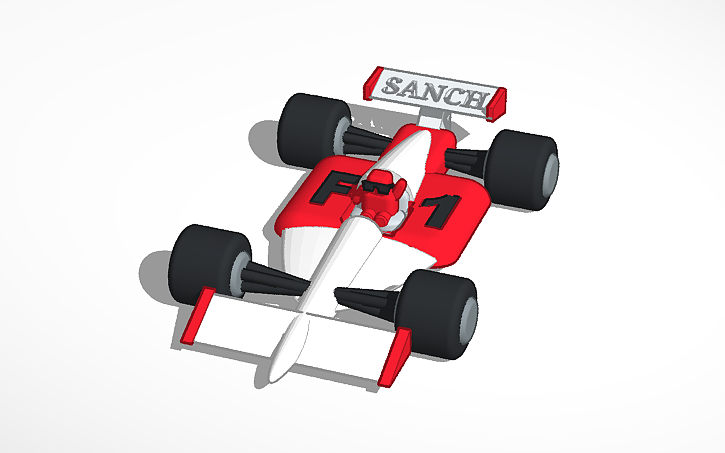 3D design formula 1 - Tinkercad