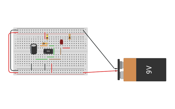 Circuit design Timer - Tinkercad