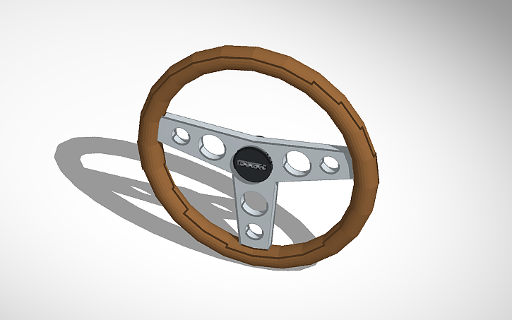 3D design Eiko Type 1 GT steering wheel B - Tinkercad