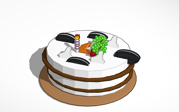 3D design cake - Tinkercad
