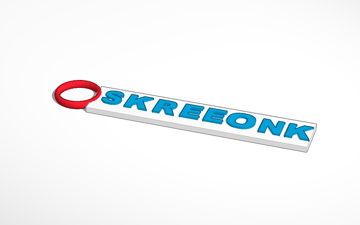 3D design Skreeonk-The sound of Godzilla - Tinkercad