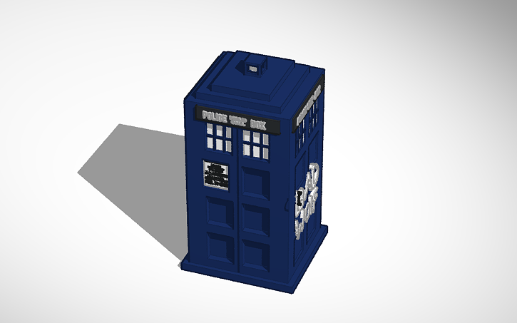 3D design TARDIS - Tinkercad