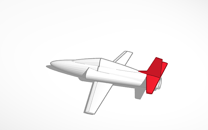 3D design viper jet plane - Tinkercad