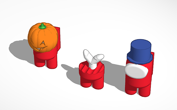 3D design Among us - Tinkercad