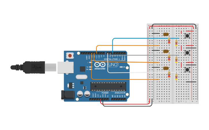 Circuit design Elevador(Comando Do) - Tinkercad