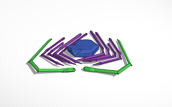 3D design Copy of 3D Model Spider Crab Print | Tinkercad