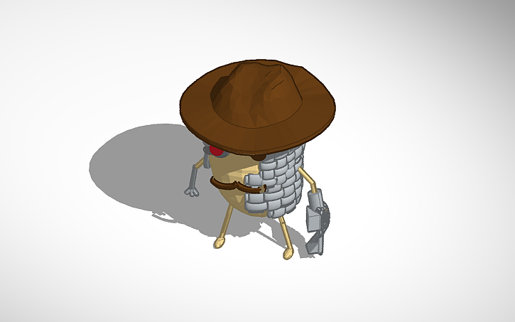 3D design GIANT Cloured Cyborg Mr.P. | Tinkercad