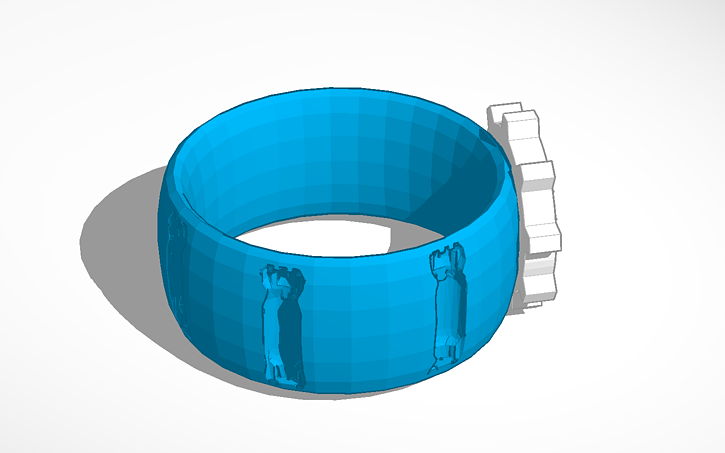 3D design Fallout 4 ring | Tinkercad