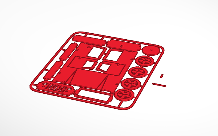 3D design Jeep Kit Card - Tinkercad
