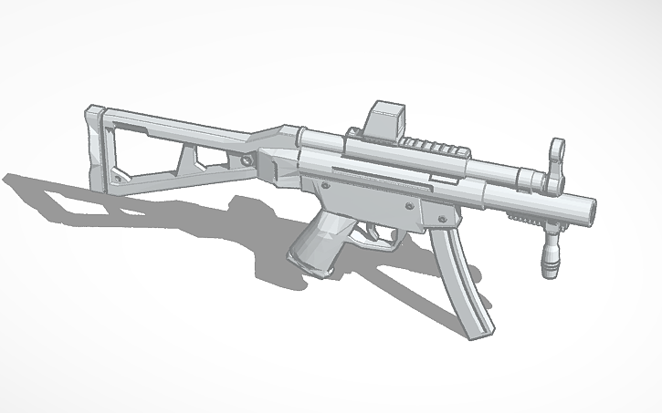 3D design mp5 - Tinkercad