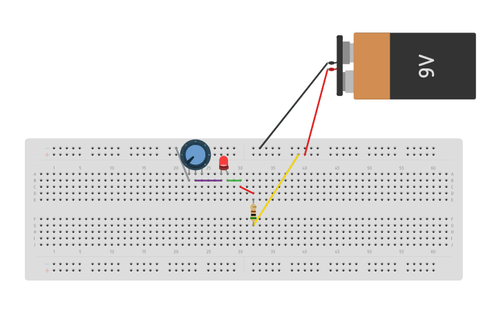 Circuit design Led con luz variable - Tinkercad