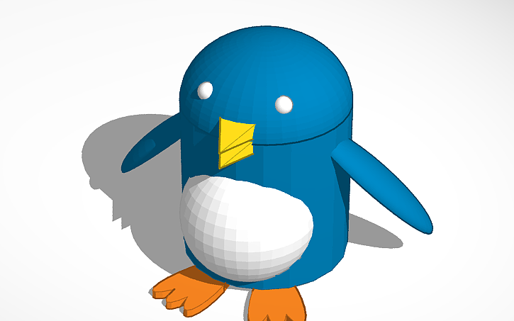 3D design 1101 penguin - Tinkercad