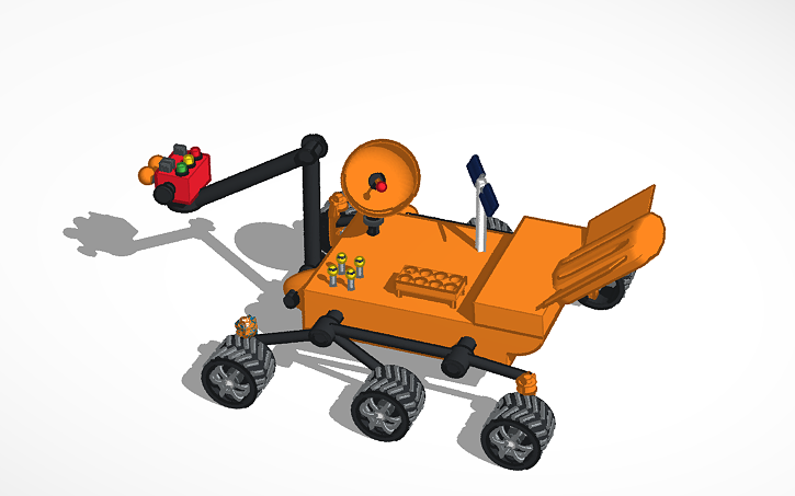 3D design Mars rover - Tinkercad