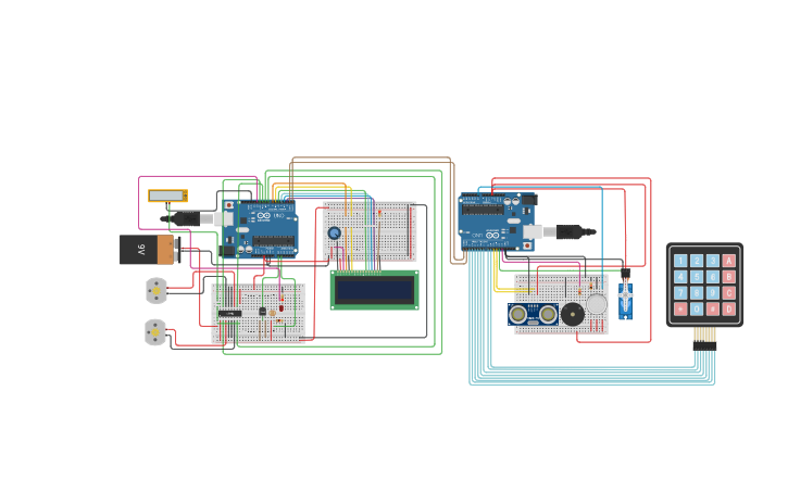 Circuit design Group 2 green house. - Tinkercad