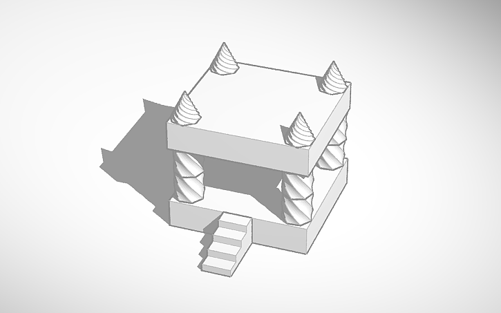 3D design Monument - Tinkercad