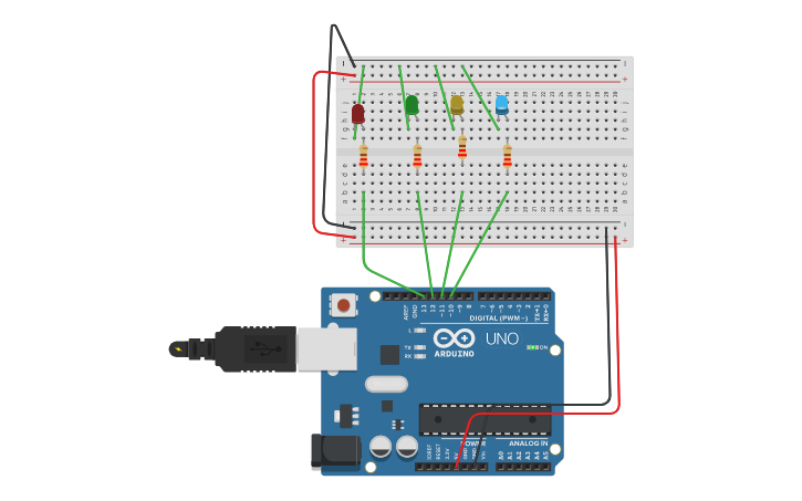 Circuit design practica 1-ejercicio 5 - Tinkercad