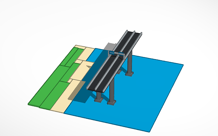 3D design Bridge - Tinkercad