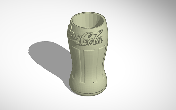 3D design Coke-vase - Tinkercad