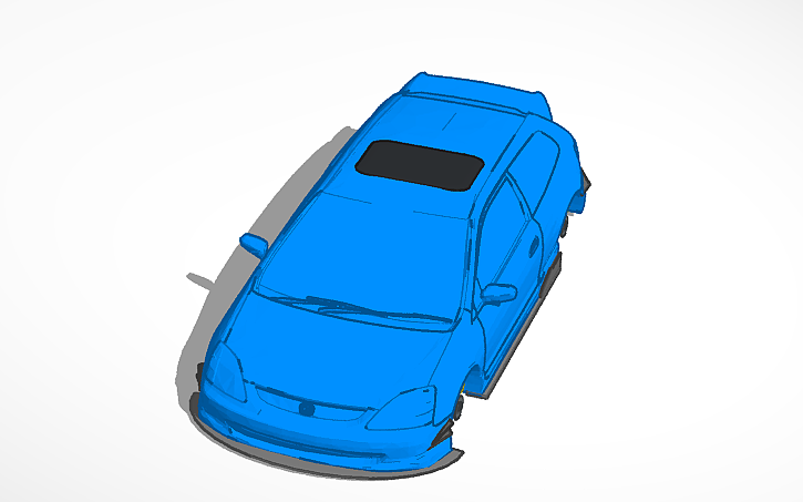 3D design Honda Civic Type R EP3 Hill Climb edition | Tinkercad