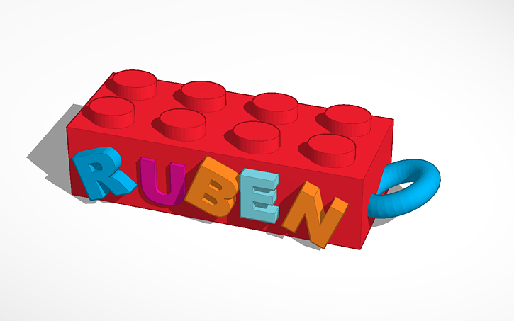 3D design Lego 8 blok | Tinkercad