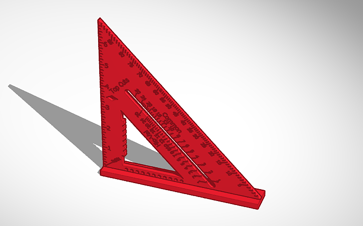 3D design Speed Square - Tinkercad