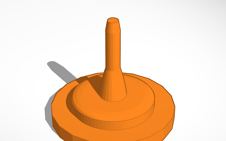 3D design Rocket nozzle fireworks - Tinkercad