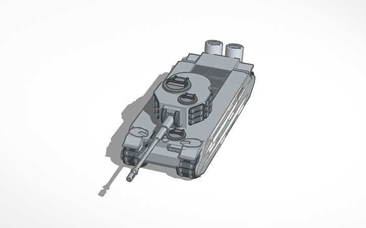3D design Kampfpanzer IIb2v - Tinkercad