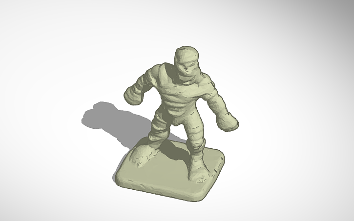 3D design HeroQuest Mummy - Tinkercad
