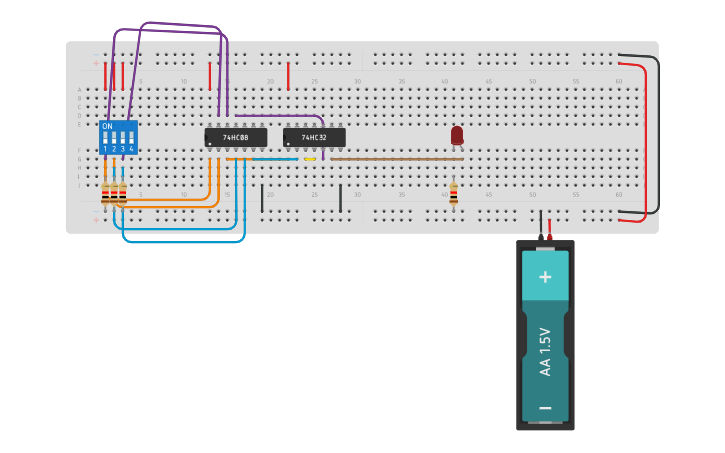 Circuit design TAREA EJERCICIO 03 | Tinkercad