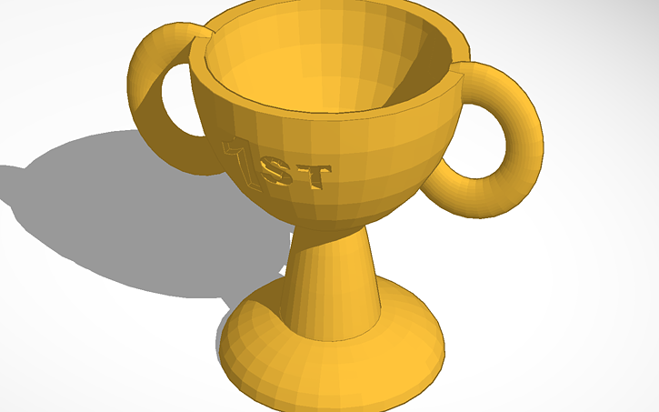 3D design Trophy - Tinkercad