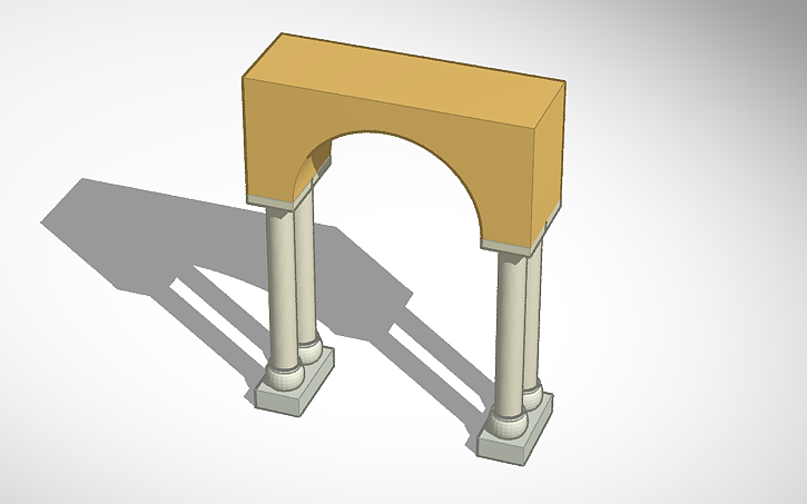 3D design Colonne binate | Tinkercad