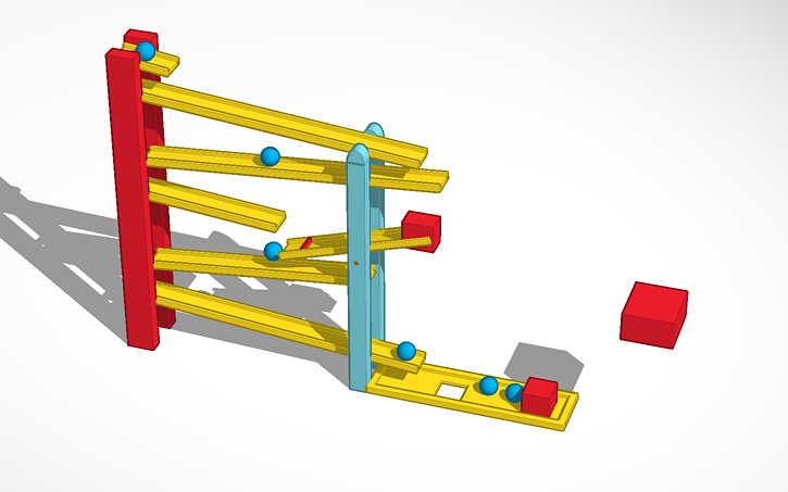 3D design Marble Run - Tinkercad