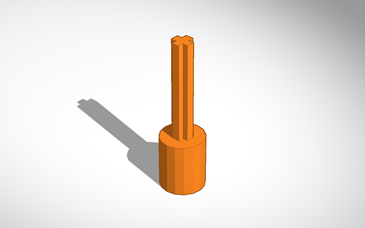 3D design 6mm Motor Shaft Adaptor for LEGO Cross Axle | Tinkercad