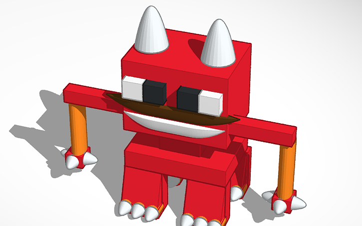 3D design Weird Monster - Tinkercad