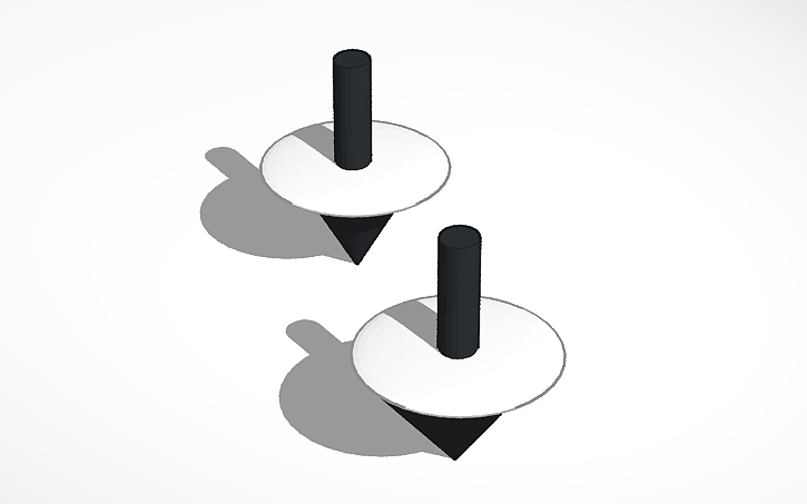 3D design Spinning Tops - Tinkercad
