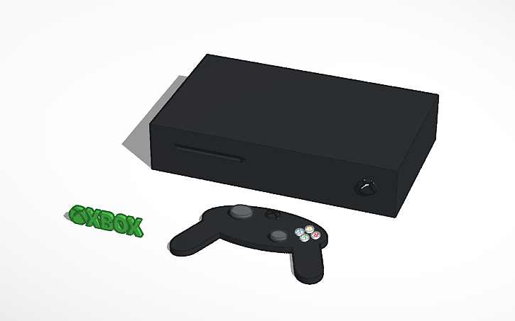 3D design Xbox One with Xbox One controller | Tinkercad