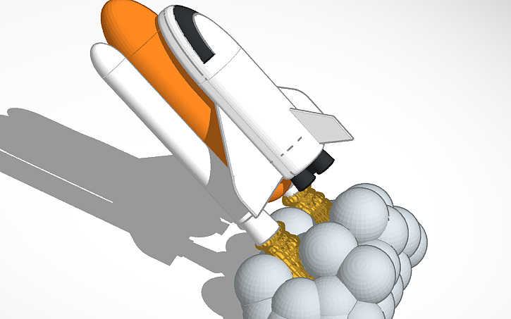 3D design Spaceship - Tinkercad