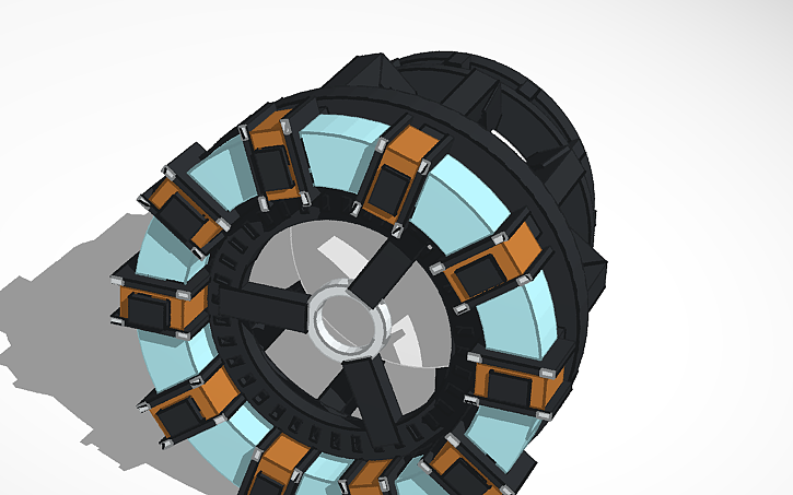 3D design ARC REACTOR MK 1 - Tinkercad