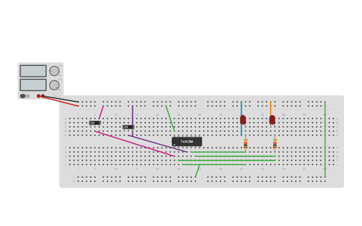 Circuit design q2 lab 7 | Tinkercad