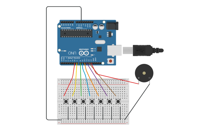 Circuit Design Piano Keyboard For Carol May 5 Tinkercad