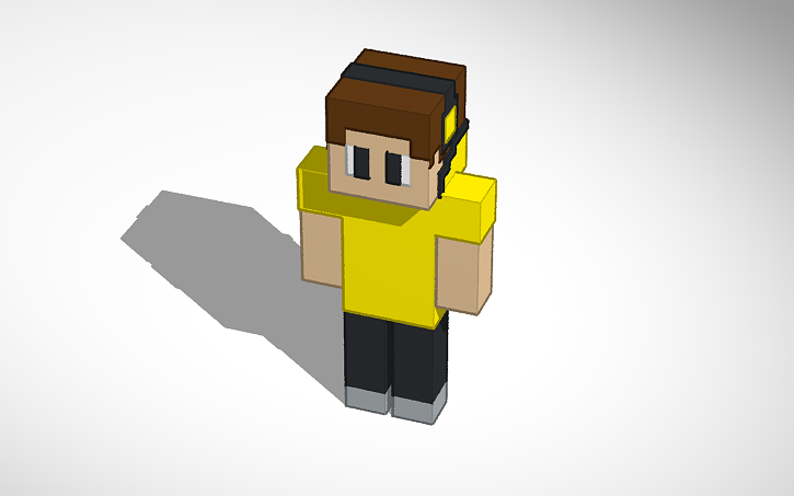 3D design Minecraft Player - Tinkercad