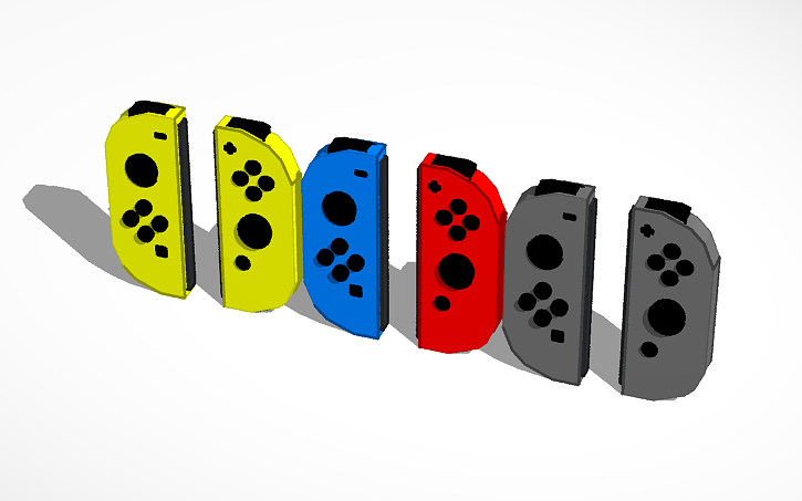 3D design Joy-cons - Tinkercad