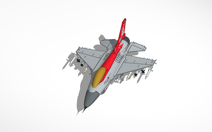 3D design Airplane - Tinkercad