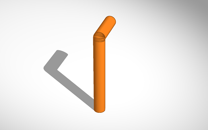 3D design THE STRAW | Tinkercad