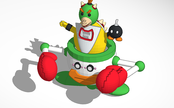 3D design Bowser Jr Eddie | Tinkercad