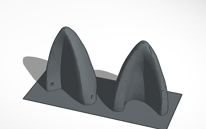 3D design Wolf ears - Tinkercad