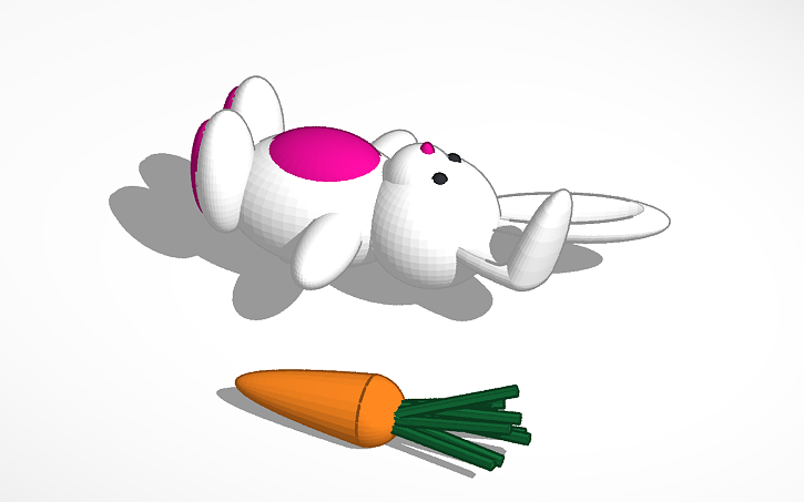 3D design Bunny Rabbit - Tinkercad