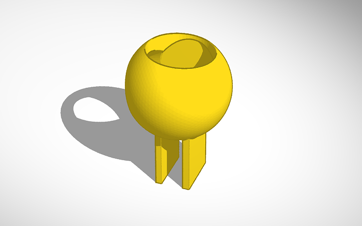 3D design Table football ball launcher - Tinkercad