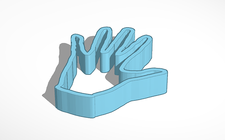 3D design Hand - Tinkercad