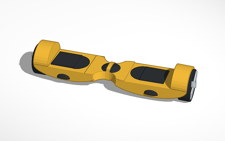 3D design HOVERBOARD - Tinkercad